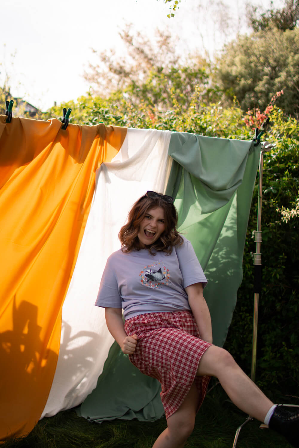 Eco-printed ‘I love you just the way I am’, t-shirt, Worldwide Shippin ...