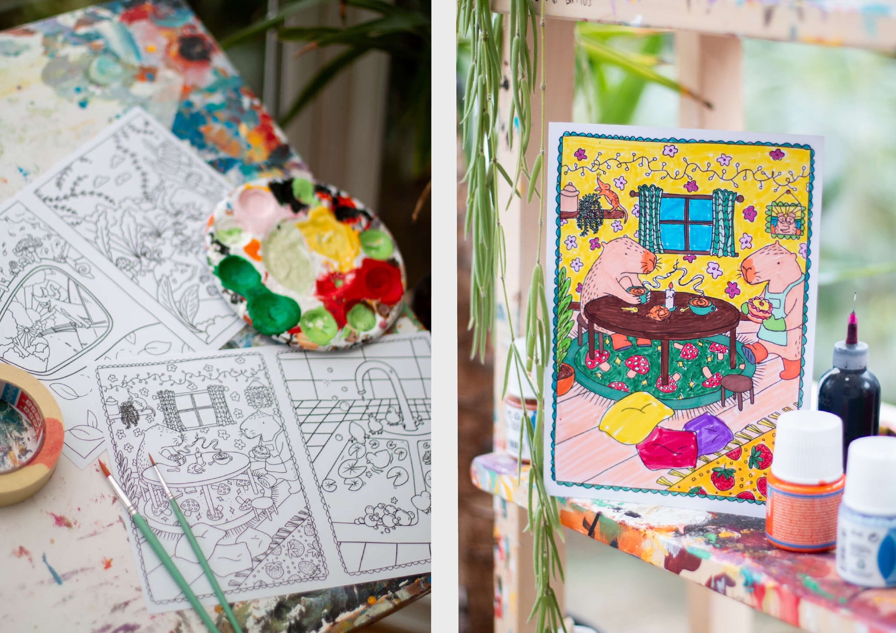 Hand Painted & Printed Clothing – We Are Hairy People