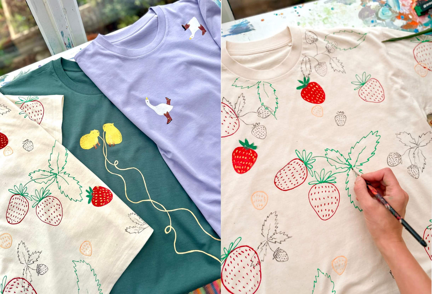 Hand Painted & Printed Clothing