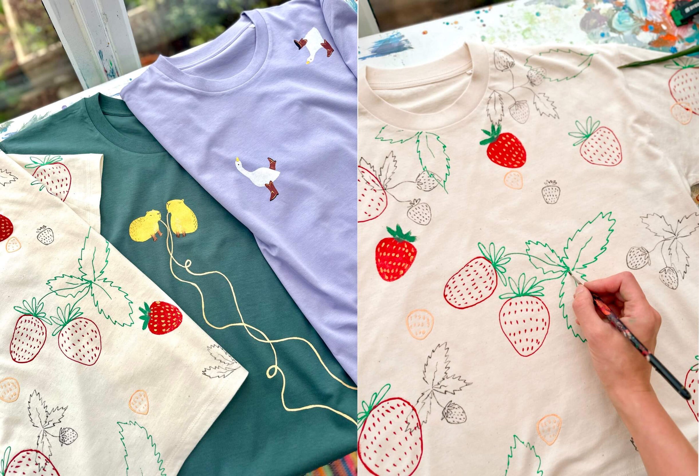 Hand Painted & Printed Clothing