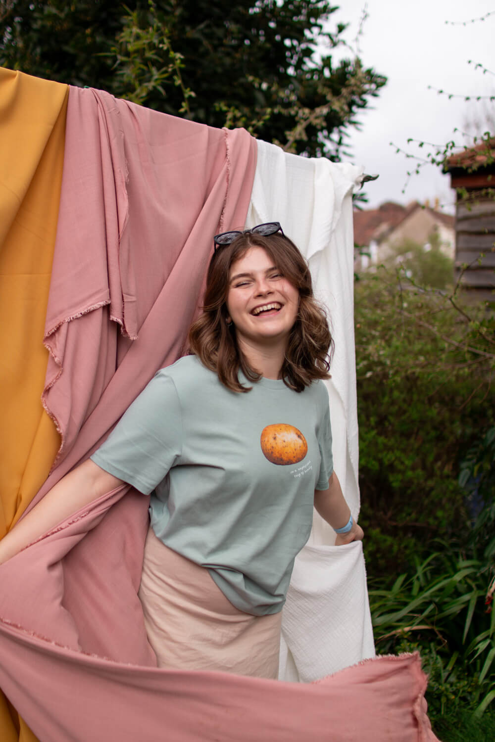 Magnificent potato t-shirt, in Aloe Green – We Are Hairy People